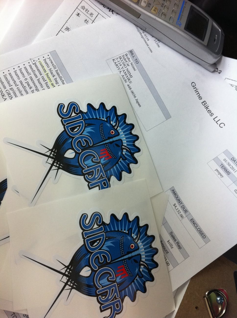 SIDECAR NEW STICKER！！ | SIDECAR BLOG