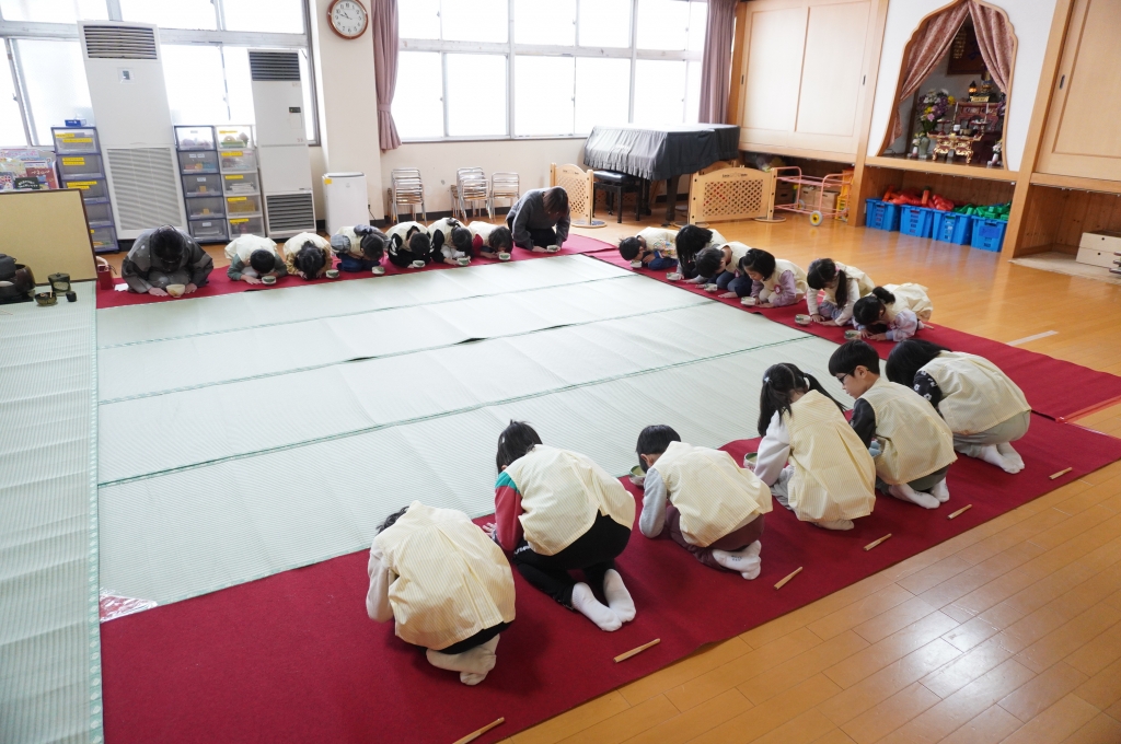 岩手県盛岡市 松組さんお茶のお稽古パート2 | 善友保育園 ヤッホーブログ