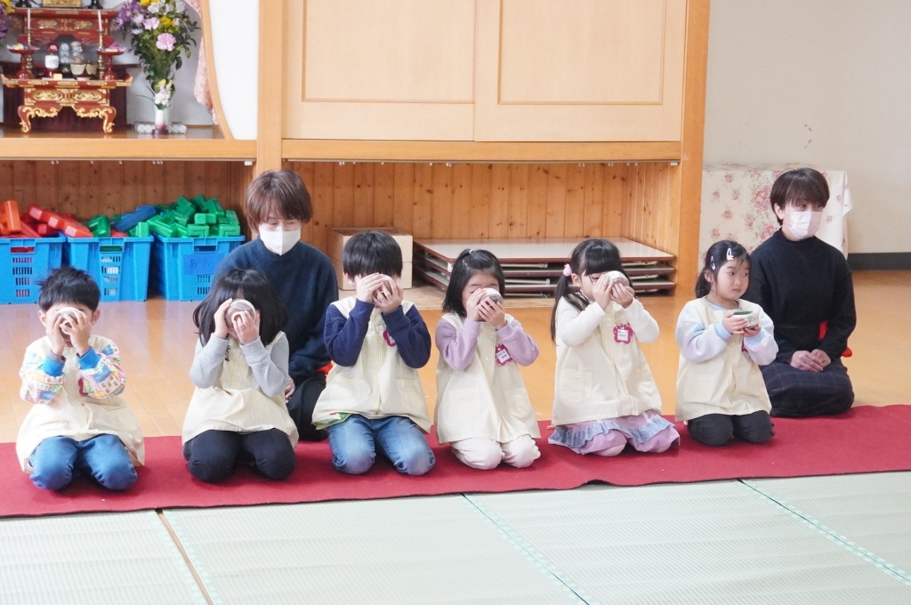 岩手県盛岡市 松組さんお茶のお稽古パート2 | 善友保育園 ヤッホーブログ