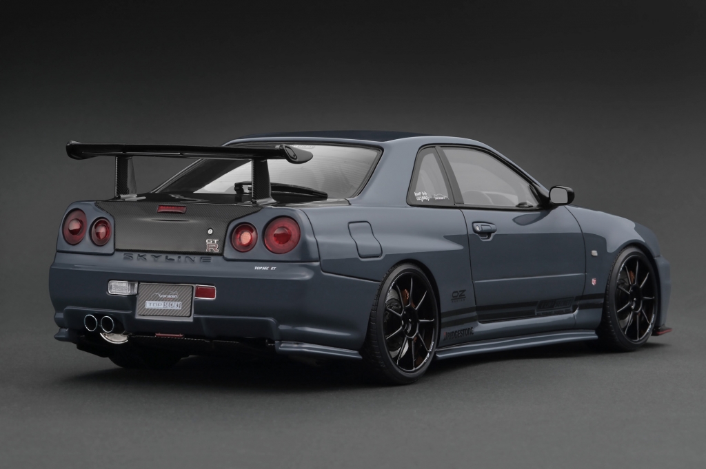 1/18スケール 「TOP SECRET 34GT-R (BNR34) Gold＆Gray」 ご予約受付中！ | ignition model