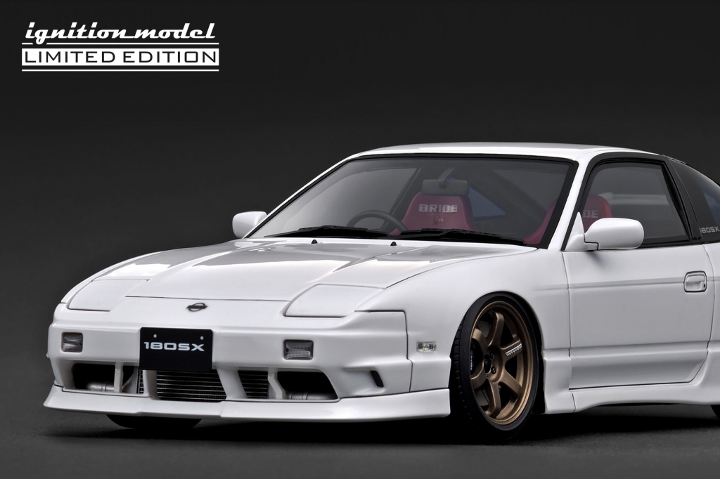 試作モデルUP！ 1/18スケール「180SX TYPE X (RPS13) White」 | ignition model