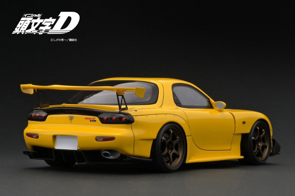 パッケージデザインUP！1/18「高橋啓介」フィギュア付「頭文字D RX-7 (FD3S)」ご予約受付中！ | ignition model