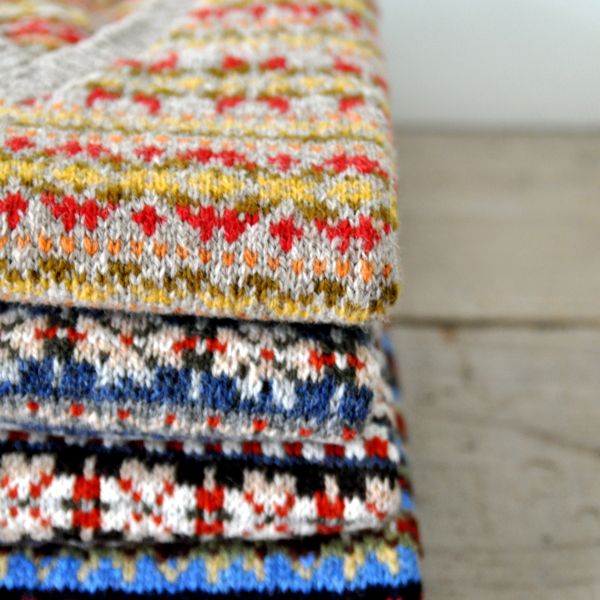ANDERSON'S Fair isle V Neck Slipover | classico ｜ blog