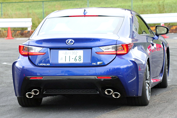 レクサス RC F ブルー 同乗試乗 Lexus RC F : Blue | Car and Moto in Japan