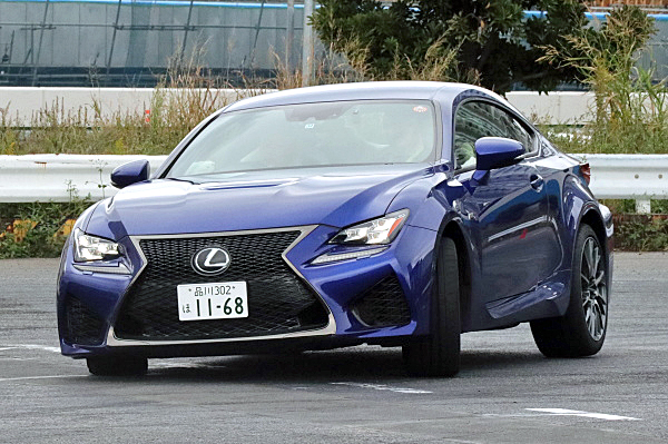 レクサス RC F ブルー 同乗試乗 Lexus RC F : Blue | Car and Moto in Japan