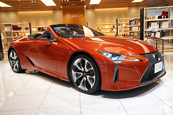 レクサス LC500 コンバーチブル オレンジ Lexus LC500 Convertible : Orange | Car and Moto ...