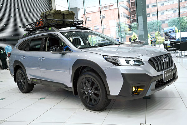 スバル レガシィ アウトバック エックスブレイク EX シルバー + アクセサリー Subaru Legacy Outback X-BREAK ...