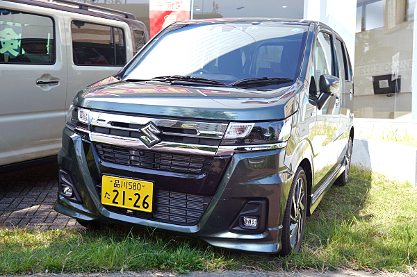 スズキ ワゴンR カスタムZ ハイブリッド ZT カーキ Suzuki Wagon R Custom Z HYBRID ZT : Khaki ...