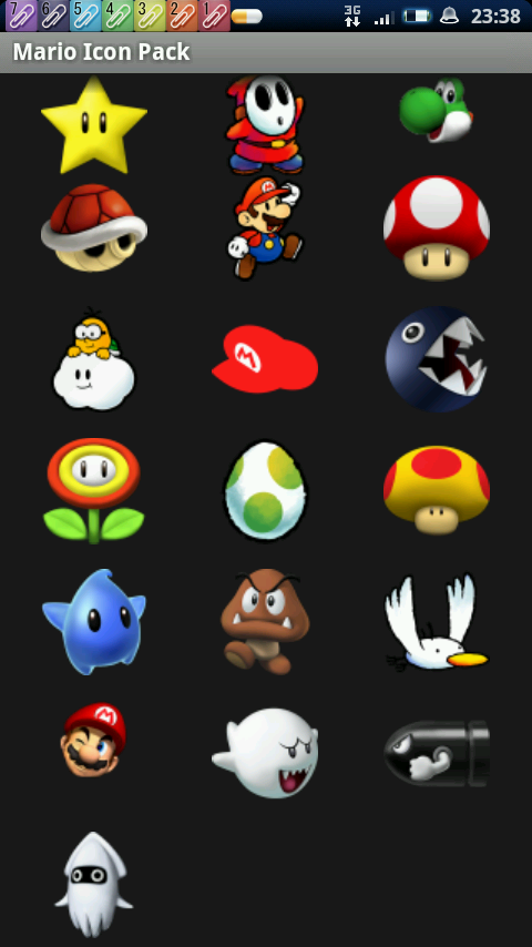 Icon Pack - Mario | Android（アンドロイド）アプリ コレクションズ
