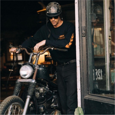 "HWY" HAWG CHROME L/S TEE | OLD GARAGE / O.G. CLOTHING