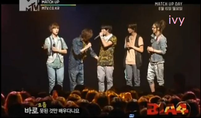 110810 Match Up （B1A4 Cut） B1A4 | FLY again!!