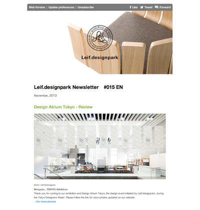 Leif.designpark LONDON - TOKYO
