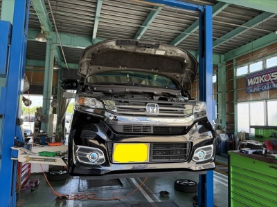 兵庫県 高砂市 O様 ダイハツ ムーヴ LA150S 車検整備｜車検姫路と修理なら自動車テスター場で完全な整備を行う姫路の車利基