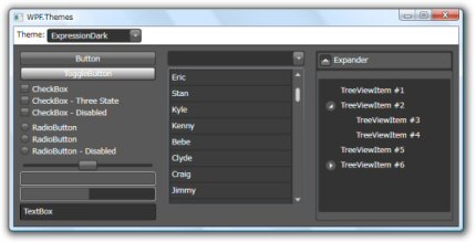 【WPF】動かしてみよう！CodePlex WPF Themes... | 創造的プログラミングと粘土細工