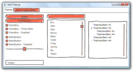 【WPF】動かしてみよう！CodePlex WPF Themes... | 創造的プログラミングと粘土細工