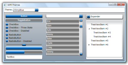 【WPF】動かしてみよう！CodePlex WPF Themes... | 創造的プログラミングと粘土細工