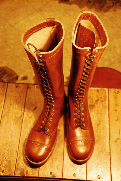 CLINCH SAMPLE BOOTS ~ LONG SHAFT ~ | BRASS BLOG