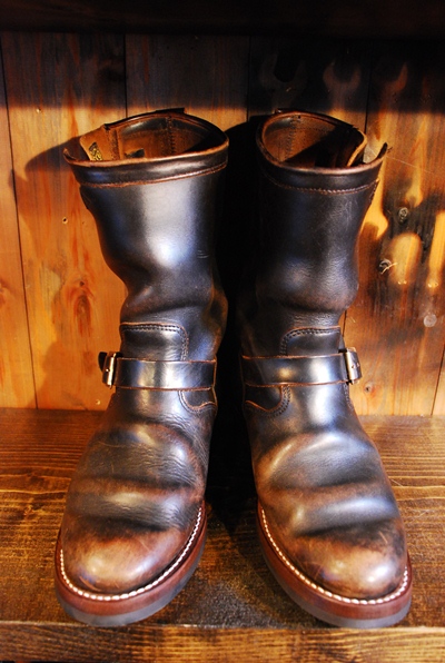 RRL Engineer Boots Vibram705 Black | BRASS BLOG