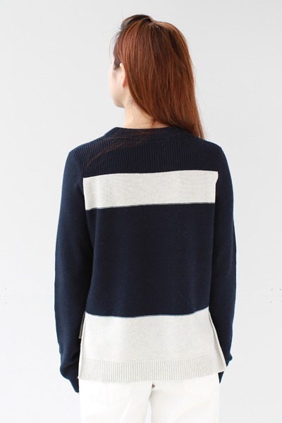 theory（セオリー）CASHCOTTON KOMON ニットプルオーバー、DAHLIA ALTERINA ブラウス ...