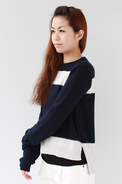 theory（セオリー）CASHCOTTON KOMON ニットプルオーバー、DAHLIA ALTERINA ブラウス ...