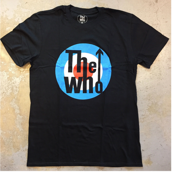 The Who - Classic Mods Target Logo T-shirt on black | Bear's Choice ...