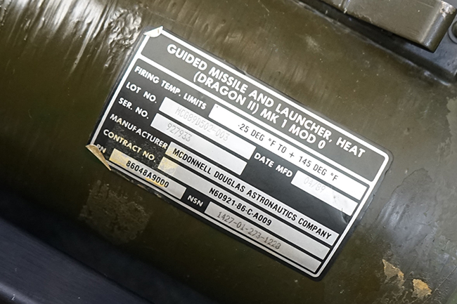 M47 ドラゴン 対戦車ミサイル・ランチャー (商品番号:1､#927933､DRAGON II Mk.1 Mod.0) | Detailed ...