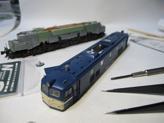 【Nゲージ鉄道模型】＜国鉄名車両列伝シリーズ＞KATOEF58-172号機宇都宮仕様に改造デフロスター編（^^ゞ | 鉄道に萌えちゃんねる