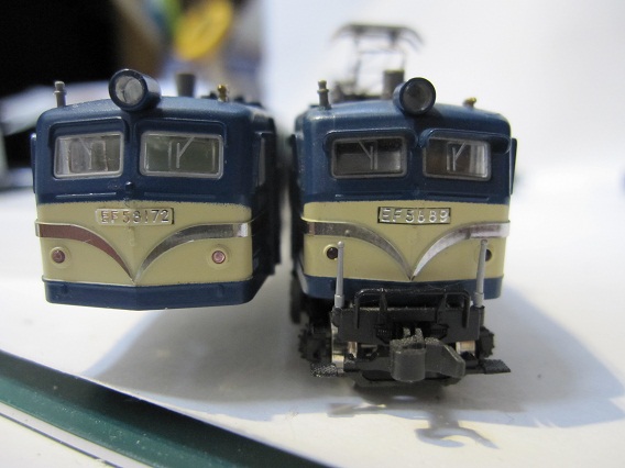 【Nゲージ鉄道模型】＜国鉄名車両列伝シリーズ＞KATOEF58-172号機宇都宮仕様に改造電暖表示灯編（^^ゞ | 鉄道に萌えちゃんねる