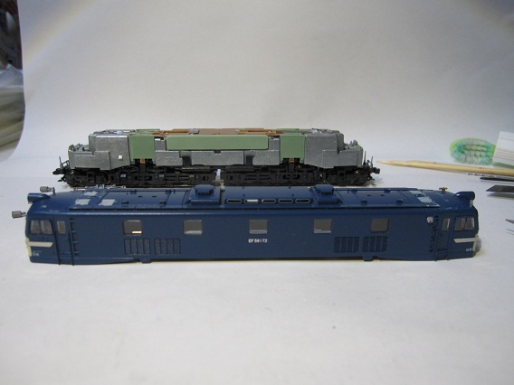 【Nゲージ鉄道模型】＜国鉄名車両列伝シリーズ＞KATO EF58-172号機宇都宮仕様に改造あるブツで・・・？！編（^^ゞ | 鉄道に萌えちゃんねる