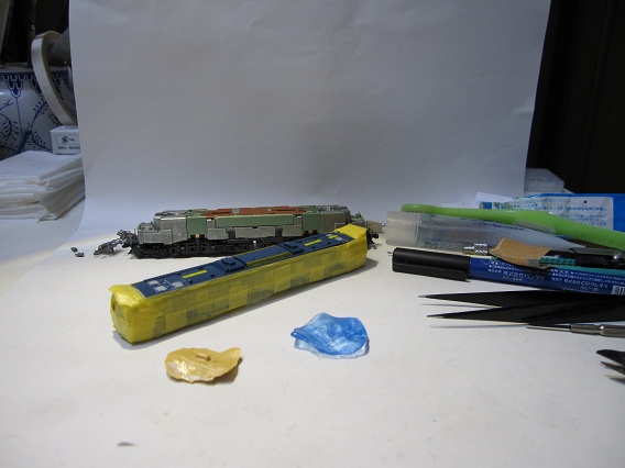 【Nゲージ鉄道模型】＜国鉄名車両列伝シリーズ＞KATOEF58-172号機宇都宮仕様に改造屋根塗装リベンジ編（^^ゞ | 鉄道に萌えちゃんねる