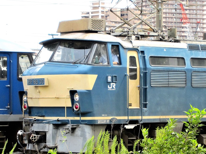 【JR貨物】EF66-30まさかの復活か？！広島車両所の全検明け検修庫に綺麗な状態で入庫している様子がTwitterにて報告される！奇跡は ...