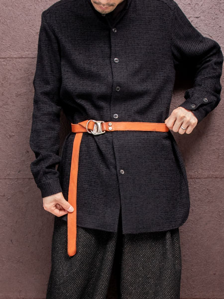 incarnation CARF LEATHER BELT D-RING #2 /D.ORANGE | ★VEKTOR BLOG