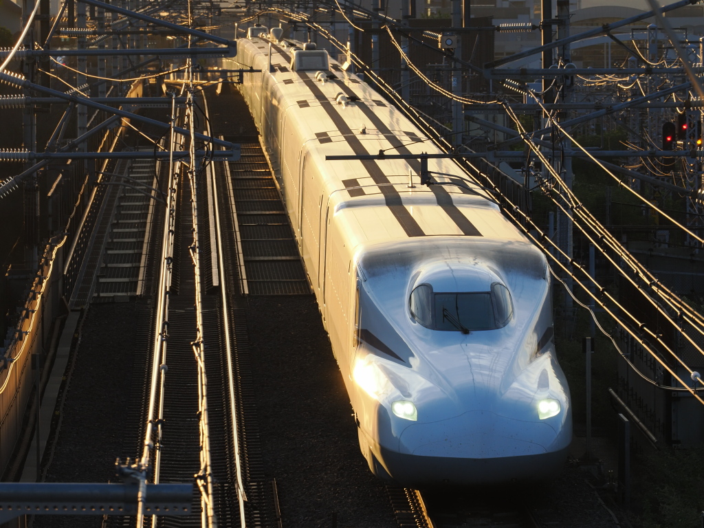 No.2804 N700S J16 J2 J34編成 本町跨線橋(東山トンネル西)にて(その1) | TETSUYA氏ブログ