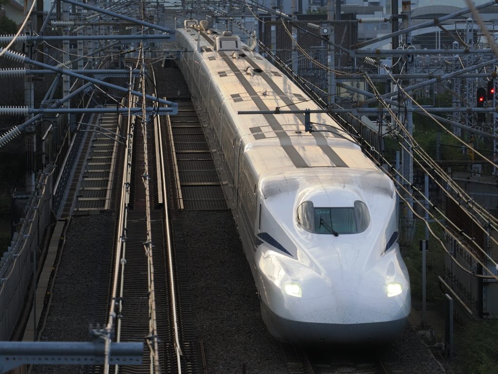 No.2824 N700S J44 J35 J11編成 本町跨線橋(東山トンネル西)にて | TETSUYA氏ブログ
