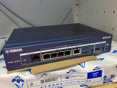 YAMAHA(ヤマハ) 10ギガアクセスVPNルーター RTX1300を設置しました。 | ネオくん日誌