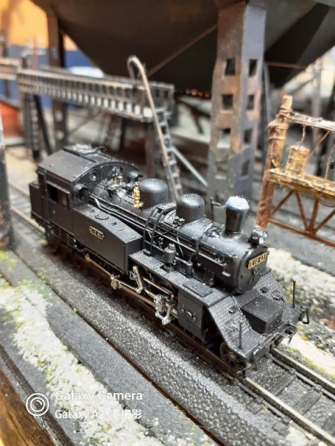 桜前線満開とC12・C11の動輪ライトアップは美しすぎる？70年代の蒸気機関車の操車場ジオラマ | 湘南急行鉄道物語