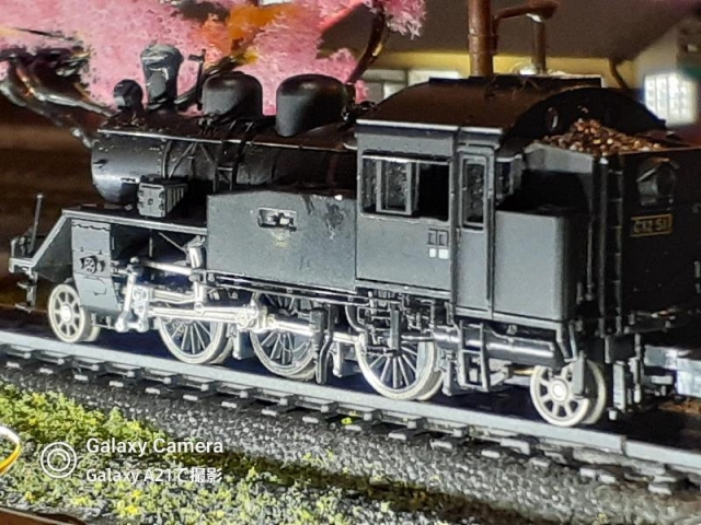 桜前線満開とC12・C11の動輪ライトアップは美しすぎる？70年代の蒸気機関車の操車場ジオラマ | 湘南急行鉄道物語