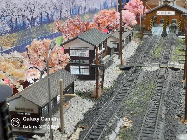 桜前線満開とC12・C11の動輪ライトアップは美しすぎる？70年代の蒸気機関車の操車場ジオラマ | 湘南急行鉄道物語