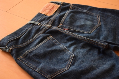 DENIME 20th Anniversary（旧ドゥニーム20周年記念モデル）の色落ち #4 - 穿き込み902時間経過 ...