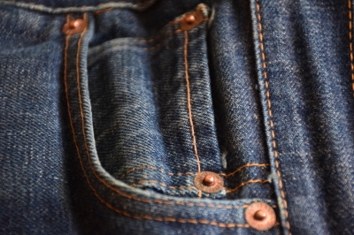 DENIME 20th Anniversary（旧ドゥニーム20周年記念モデル）の色落ち #5 - 穿き込み1633時間経過 ...