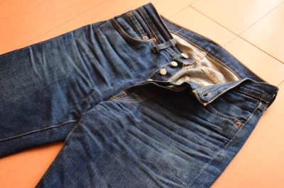 DENIME 20th Anniversary（旧ドゥニーム20周年記念モデル）の色落ち #5 - 穿き込み1633時間経過 ...