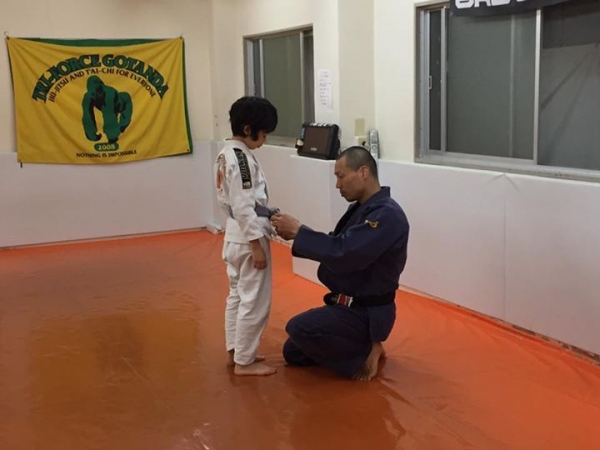 姉弟にストライプ！ - 品川区のブラジリアン柔術道場 トライフォース五反田のおかみ日記