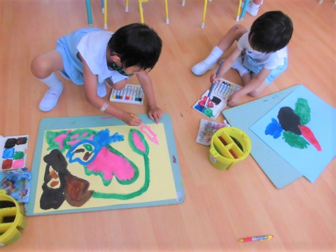 一学期の絵画 3（第二） | 瑞光幼稚園・瑞光第二幼稚園のブログ