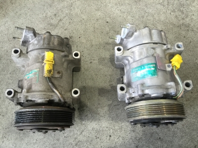 熊本 輸入車 修理 整備 車検 プジョー 206SW エアコンコンプレッサー 交換 | カーナビ取り付けは『カーメンテナンスプロショップ☆ナビラボ☆』