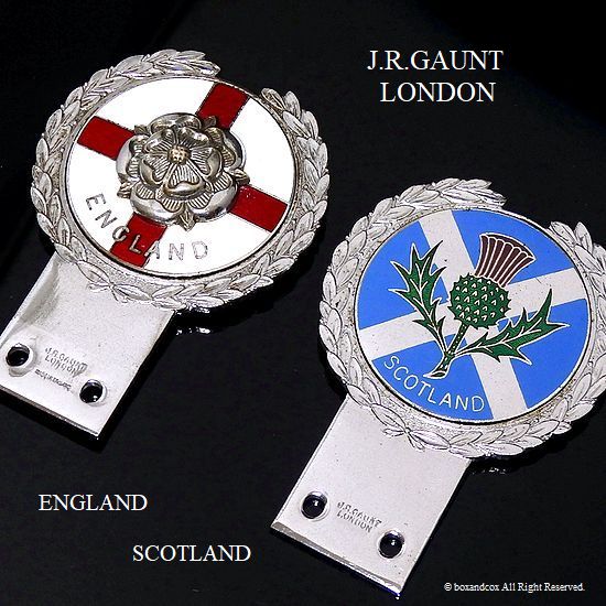 イングランド & スコットランド カーバッジ J.R.GAUNT LONDON | bac style blog