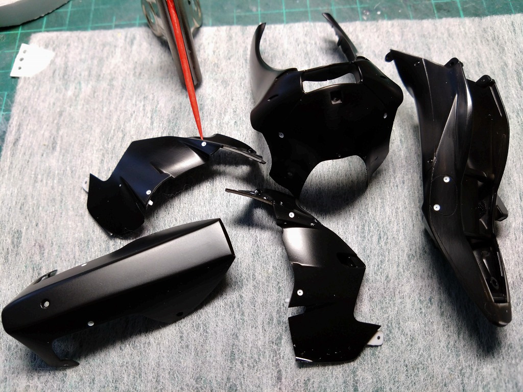 チーム スズキ エクスター GSX-RR ’22 製作日記- 6 | TAKEZOの模型の部屋