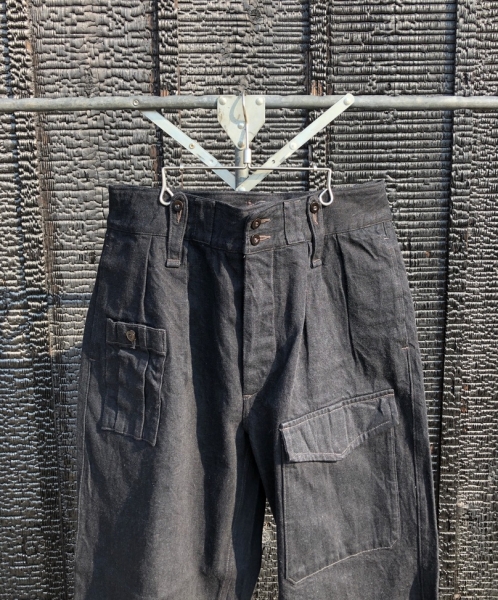 Nigel Cabourn MAIN LINE “BRITISH ARMY PANT BLACK DENIM" | ENN-USHIMADO