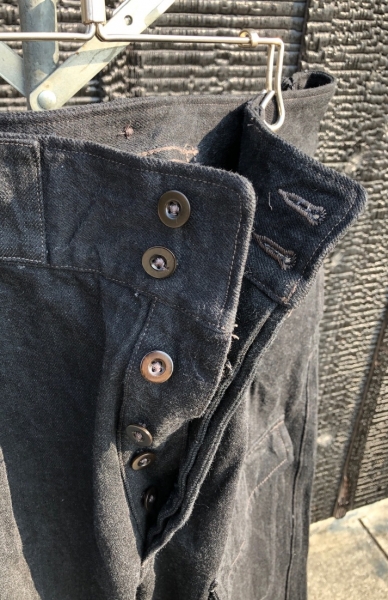 Nigel Cabourn MAIN LINE “BRITISH ARMY PANT BLACK DENIM" | ENN-USHIMADO