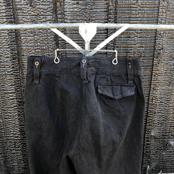 Nigel Cabourn MAIN LINE “BRITISH ARMY PANT BLACK DENIM" | ENN-USHIMADO