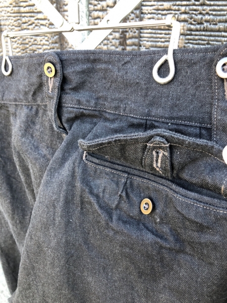 Nigel Cabourn MAIN LINE “BRITISH ARMY PANT BLACK DENIM" | ENN-USHIMADO